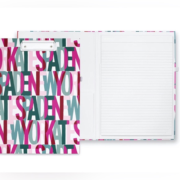 kate spade | Office | Nwt Kate Spade Layered Logo Clipboard Folio With ...